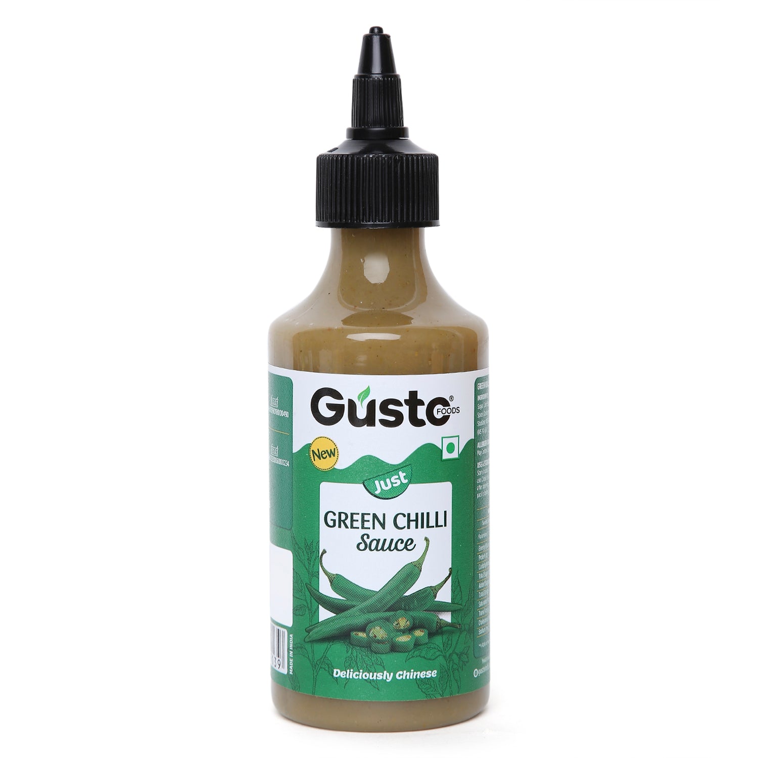 Gusto Foods Green Chilli Sauce | Fresh, Zesty Condiment